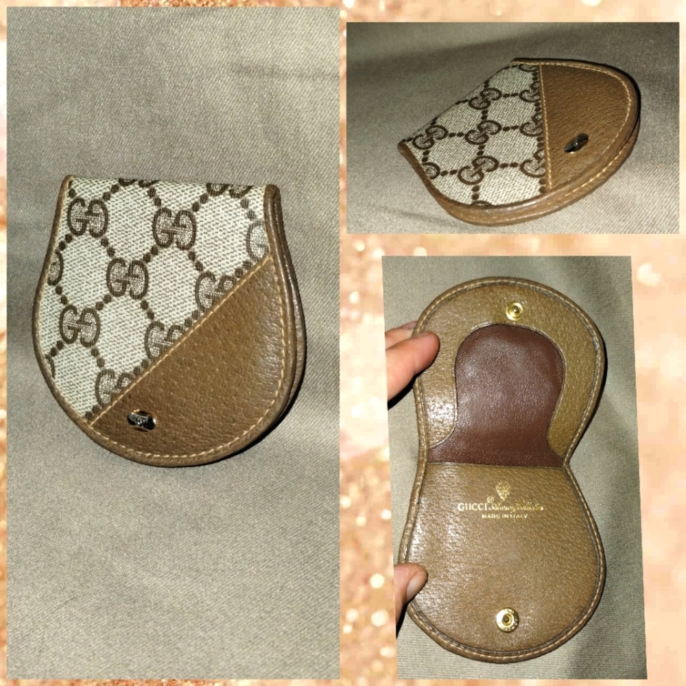 Rare Vintage Gucci Accessory Collection Coin Pouch Sn… - Gem